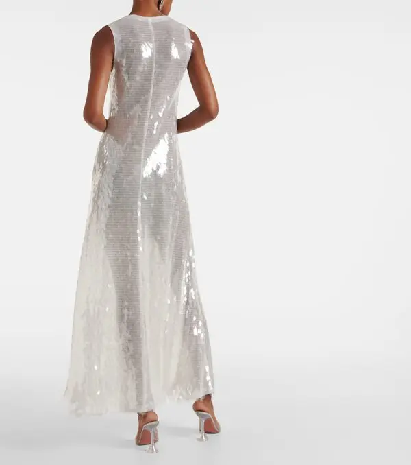 Norma Kamali Sequined Maxi Dress