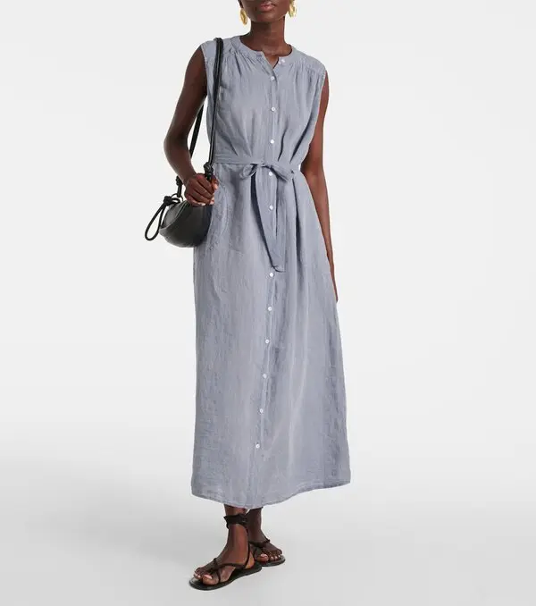 Velvet By Graham & Spencer Luna Linen Maxi Dress