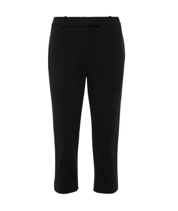 Magda Butrym Cropped Wool-blend Slim Pants