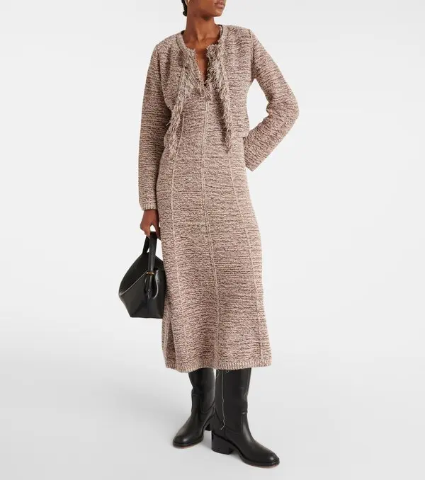 Dorothee Schumacher Autumn Sparkle Knitted Midi Dress