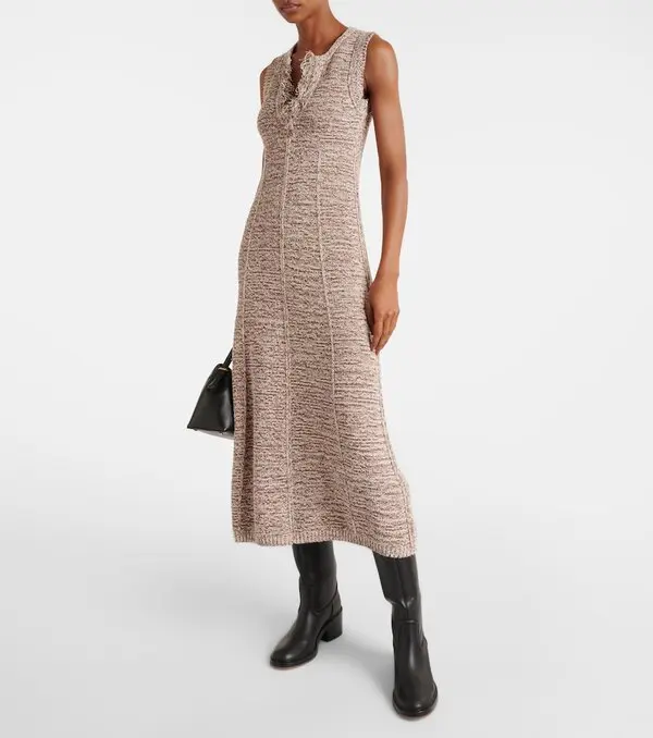Dorothee Schumacher Autumn Sparkle Knitted Midi Dress