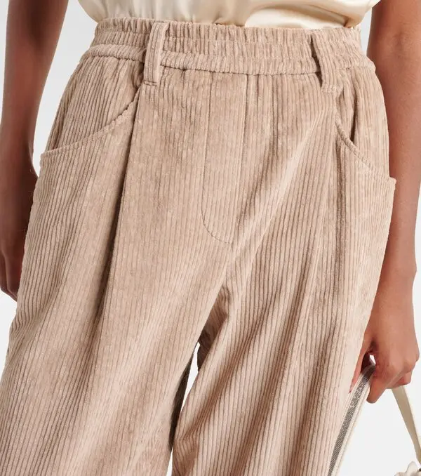 Brunello Cucinelli Pleated Straight-leg Trousers