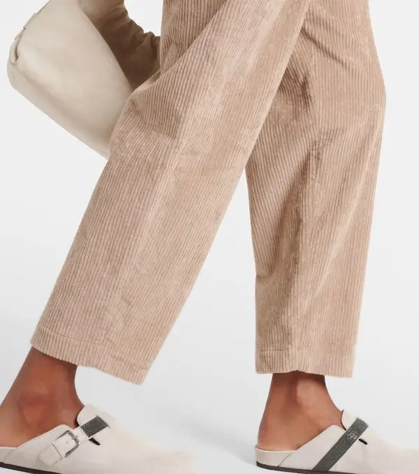 Brunello Cucinelli Pleated Straight-leg Trousers