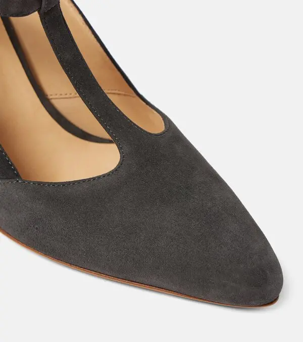 Gabriela Hearst Triana 85 Suede Pumps