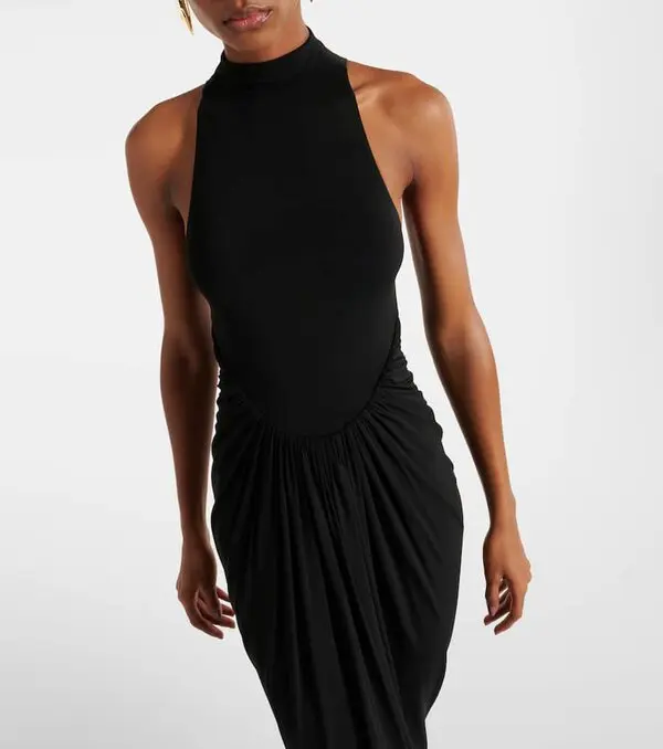 Alaïa Halterneck Draped Gown