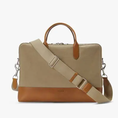 Shinola Canfield Weekday Briefcase - Tan