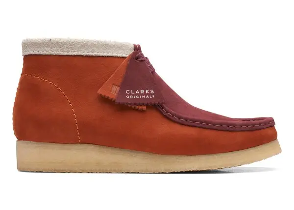 Clarks Originals Wallabee Boot - Dark/orange