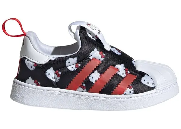 Adidas Superstar 360 Hello Kitty Sneakers - Cloud White/core Black/vivid Red