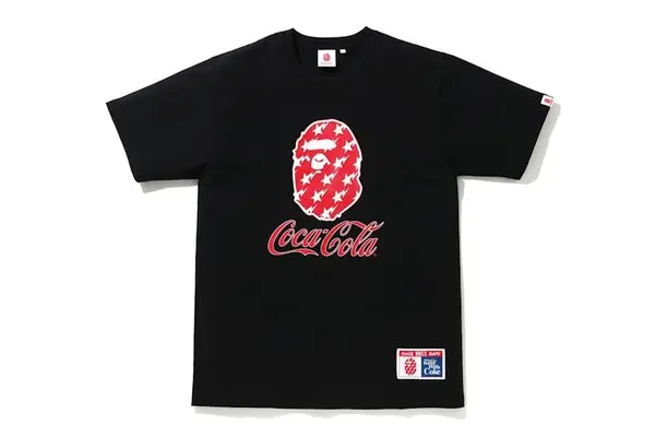 A BATHING APE X Coca Cola Tee Shirt - Black