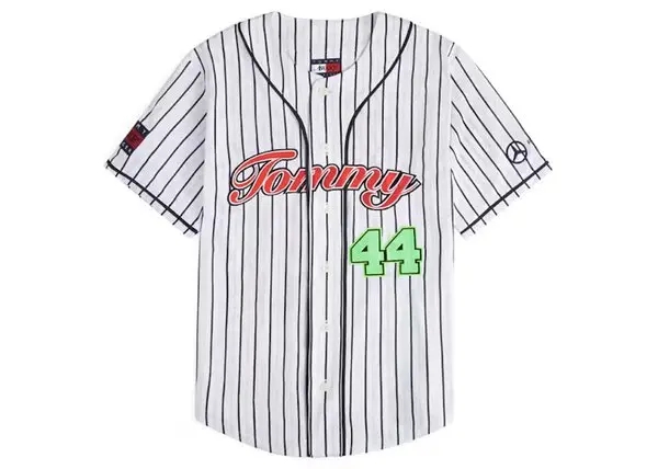 AWAKE X Tommy X Mercedesamg F1 Lewis Baseball Jersey - White