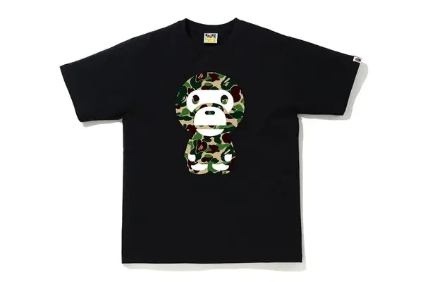 A BATHING APE Abc Camo Big Baby Milo Tee Shirt