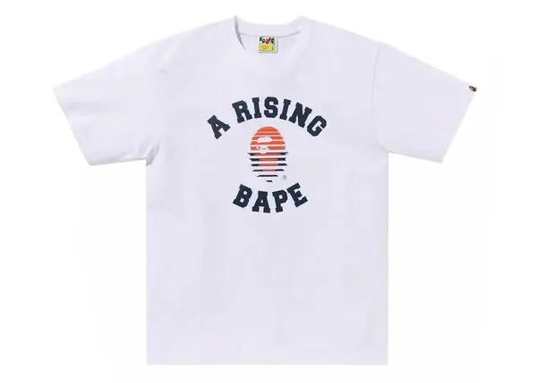 A BATHING APE A Rising Tee Shirt - White