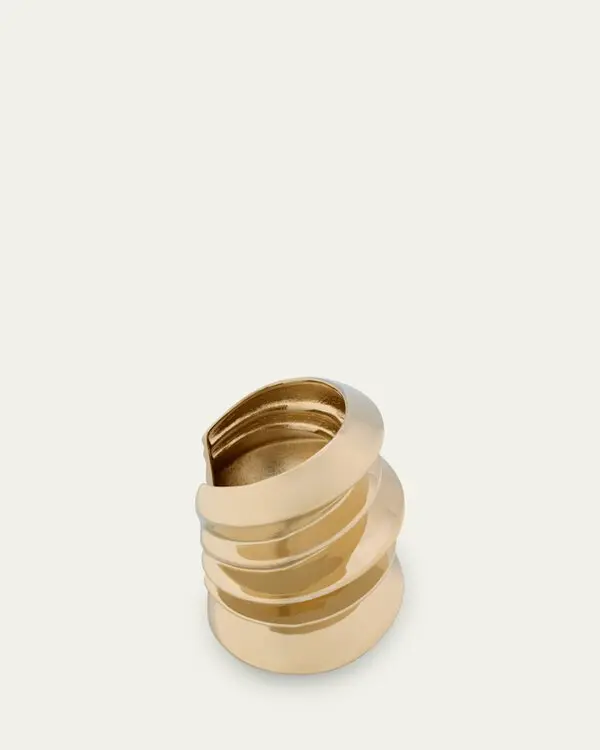 Saint Laurent Stacked Cuff Bracelet