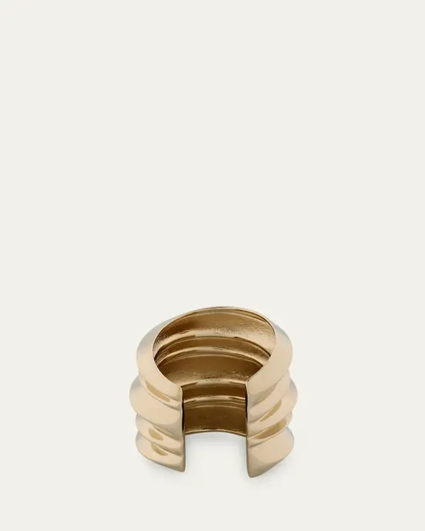 Saint Laurent Stacked Cuff Bracelet