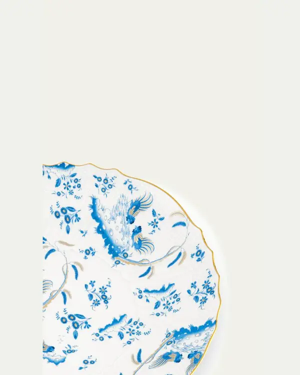 GINORI 1735 Oro Di Doccia Large Round Platter, Turchese