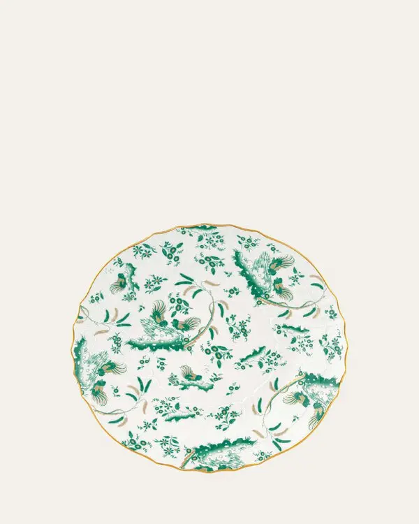 GINORI 1735 Oro Di Doccia Large Round Platter, Giada