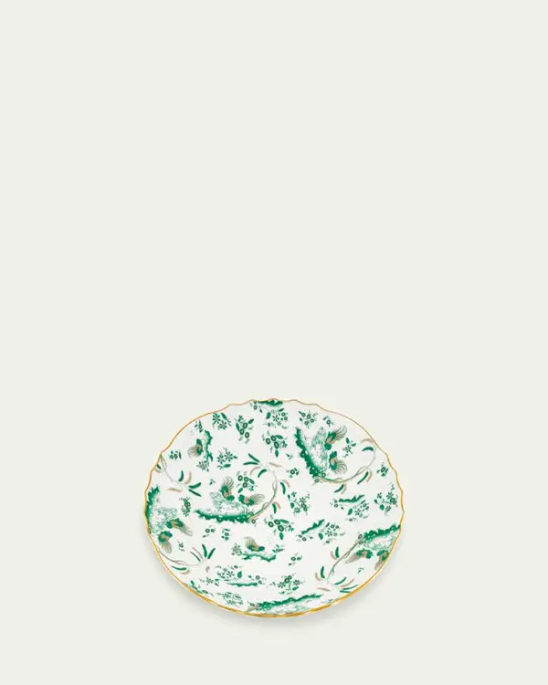 GINORI 1735 Oro Di Doccia Large Round Platter, Giada