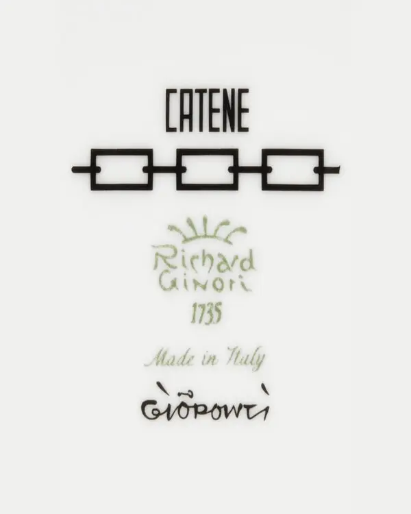 GINORI 1735 Catene Tray, Nero