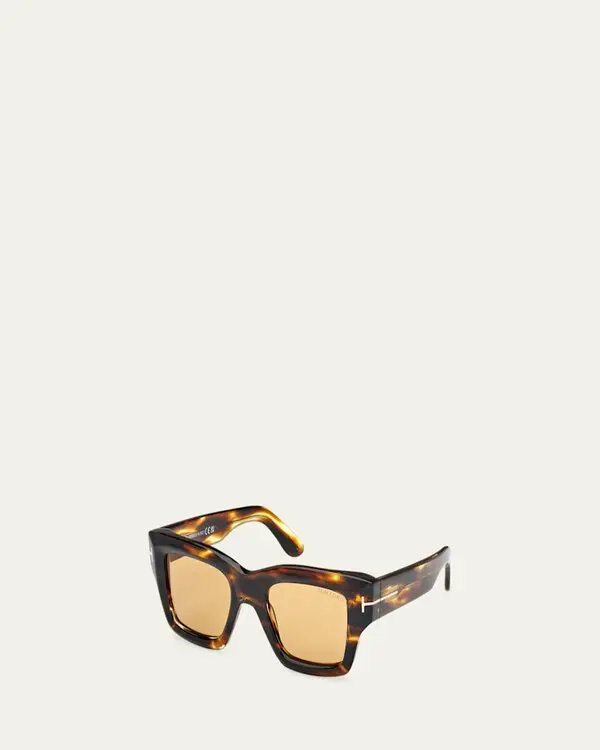 TOM FORD Ilias Acetate Square Sunglasses