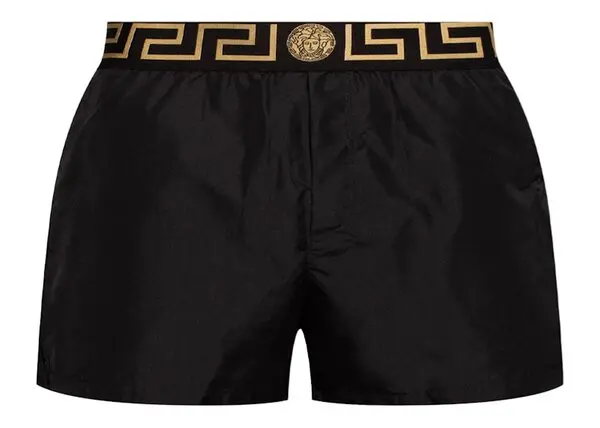 Versace Medusa Logo Swim Shorts - Black