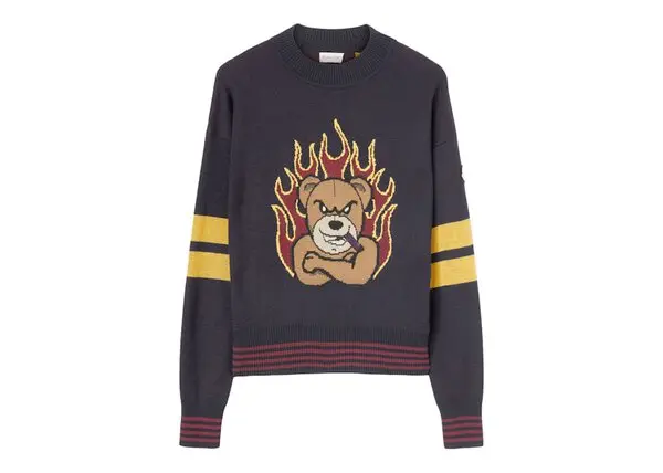Palm Angels X Moncler 8 Moncler Tricot Crewneck Sweatshirt