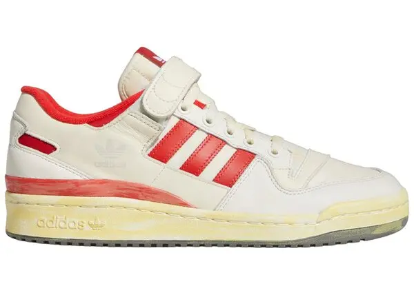 Adidas Forum 84 Low Aec Sneakers - Cloud White/red