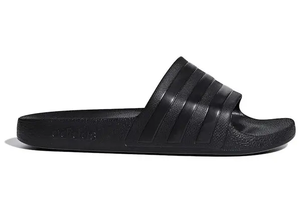 Adidas Adilette Aqua Slides - Core Black
