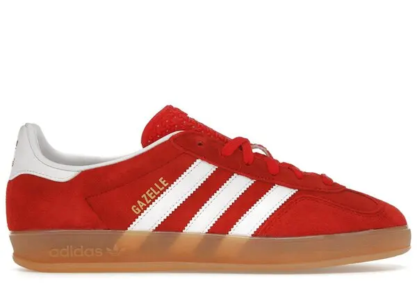 Adidas Gazelle Indoor Sneakers - Better Scarelet Red/cloud White/gum