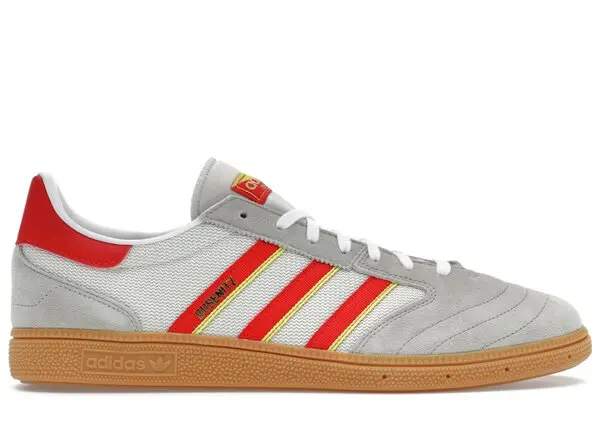 Adidas Busenitz Vintage Sneakers - Feather Grey/red/orbit Grey