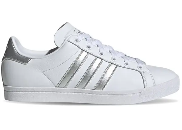 Adidas Coast Star Sneakers - Cloud White/silver Metallic/core Black