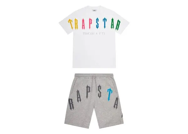 Trapstar Irongate Arch 2.0 Short Set - White/candy