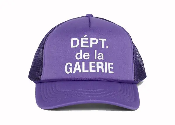 GALLERY DEPT. French Logo Trucker Hat - Flo Purple
