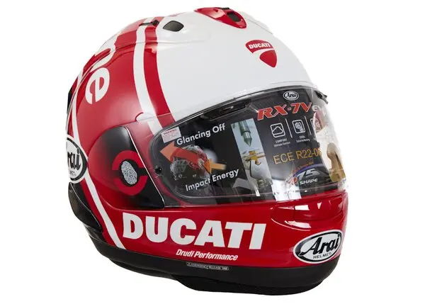 Supreme Ducati Arai Corsair X Helmet - Red