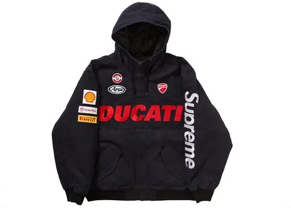 【最安値】Supreme x Ducati Track Jacket Black Supreme Supreme x Ducati Track Jacket 'Black' | REVERSIBLE