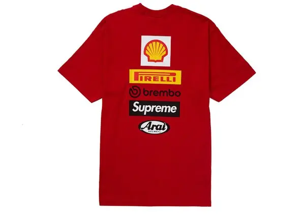 Supreme Ducati Logo Tee Shirt - Red