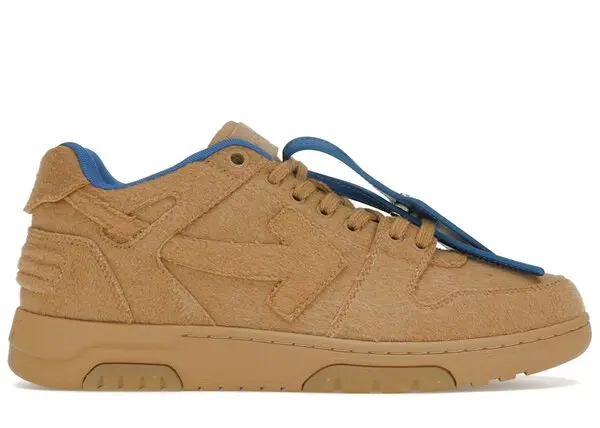 Off-White Out Of Office Ooo Low-top Sneakers - Camel/blue
