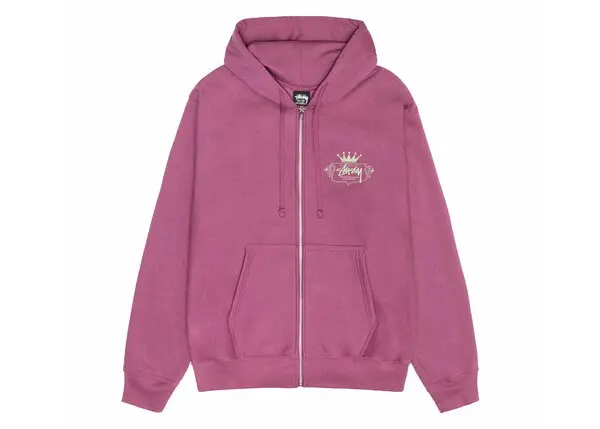 StÜssy Built To Last" Full Zip Hoodie