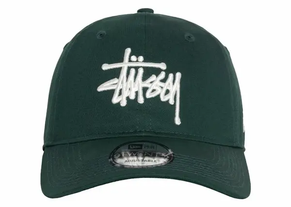 StÜssy New Era 9twenty Basic Strapback - Dark Green