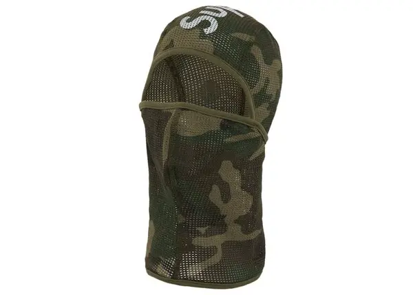 Supreme Mesh Balaclava - Woodland Camo