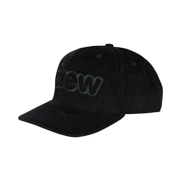 Drew House Corduroy Snapback - Black