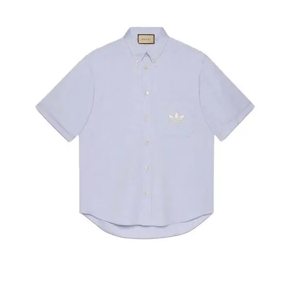 Gucci X Adidas Oxford Cotton Shirt