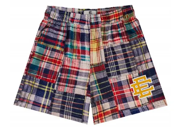 ERIC EMANUEL Ee Basic Short - Madras Plaid/yellow Ee