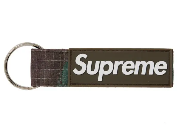 Supreme Ripstop Keychain - Woodland Camo