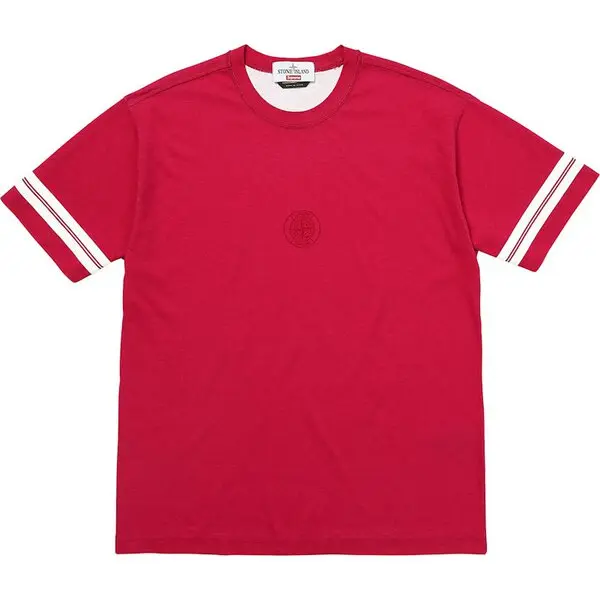 Supreme Stone Island Short Sleeve Top - Magenta