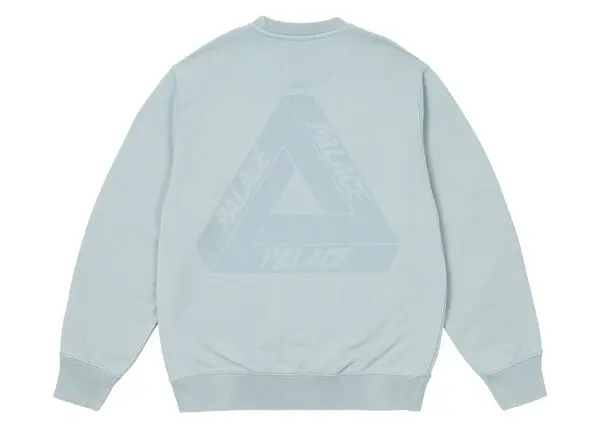 PALACE Spray Tri-ferg Crew - Hazy Blue