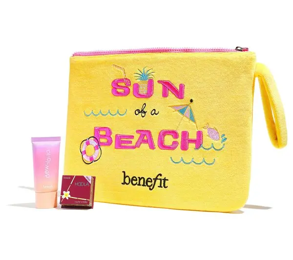 BENEFIT COSMETICS Get Ready For Summer Bronze & Glow Pouch Set - One-color