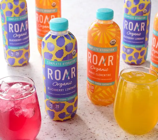 ROAR ORGANICS Roar Organic 18oz Vitamin & Electrolyte Beverages - One-color