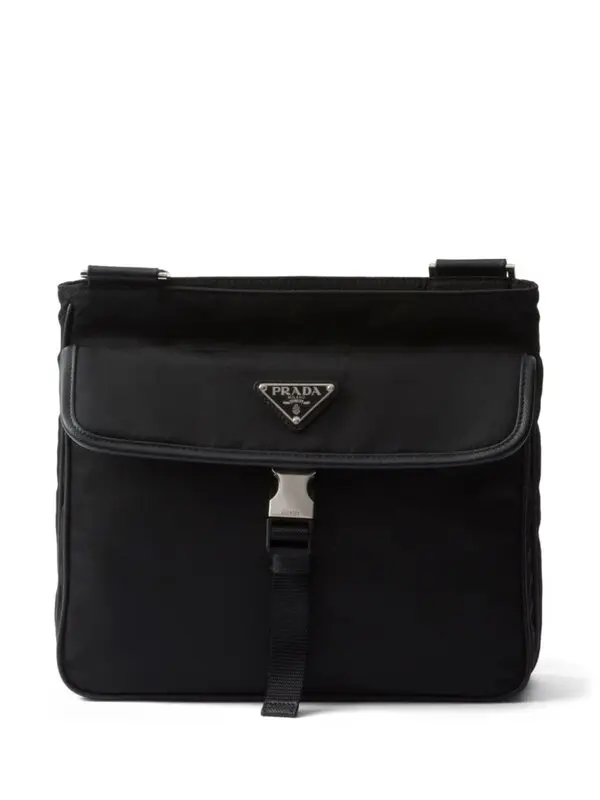 Prada Leather Shoulder Bag - Black