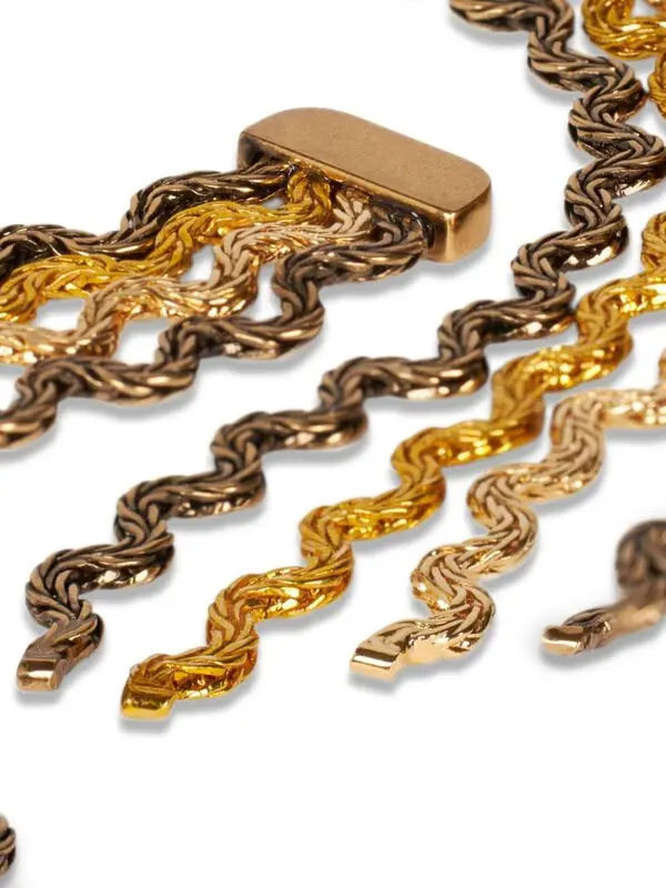 Etro Geometric-print Drop Earrings