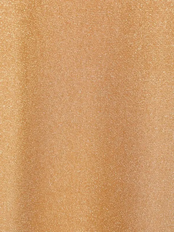 Oseree Semi-sheer Metallic-threading Dress